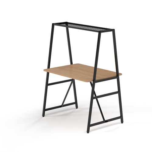 Trellis modular worktable 1400 wide starter unit in beech - Office ...