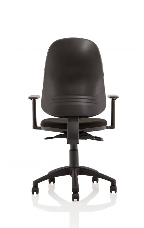Eclipse XL Lever Task Operator Chair Black With Height Adjustable Arms ...