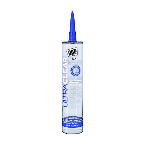 DAP Ultra Clear Clear Synthetic Rubber All Purpose Waterproof Sealant ...
