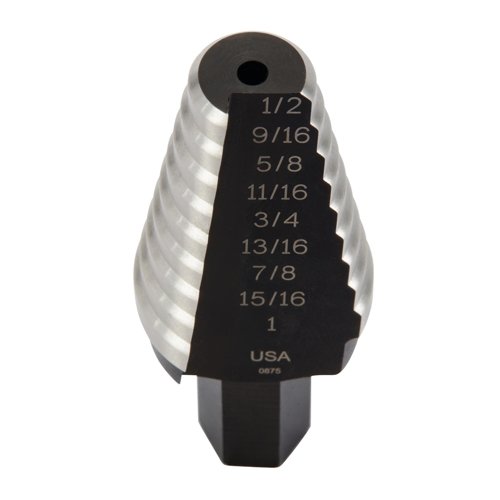 Irwin Unibit 6 in. L High Speed Steel Step Drill Bit Square Shank 1 pc ...