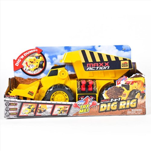 Sunny Days Maxx Action Dig Rig Motorized Truck Yellow 1 pc | Toys ...
