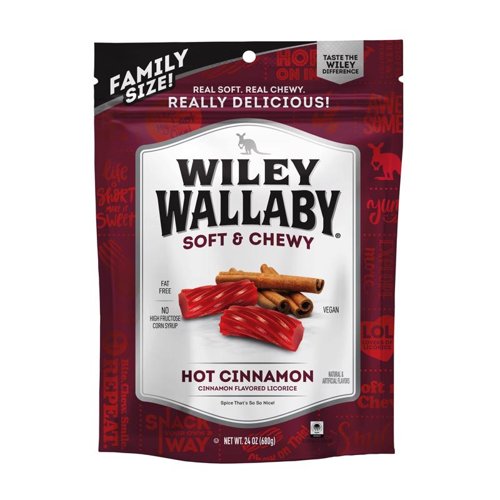 Wiley Wallaby Hot Cinnamon Licorice 24 oz | Candy – City Lumber | Your ...
