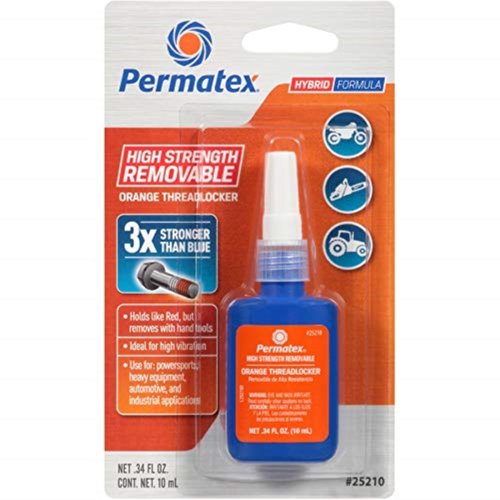 Permatex Hybrid High Strength Removable Threadlocker Liquid 0.34 oz ...
