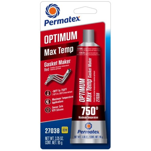Permatex Optimum Type-1 High Temperature Gasket Maker 3.35 oz 1 pk ...