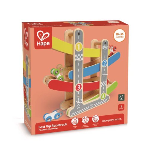 Hape Fast Flip Racetrack Multicolored 4 pc | Toys & Games – City Lumber ...