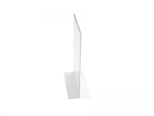Deflecto Stand Up Sign Holder A4 Portrait Clear