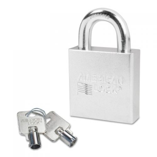 Steel Padlocks (Square Body/Tubular Cylinder), 7/16" Dia, 1 1/8"L ...