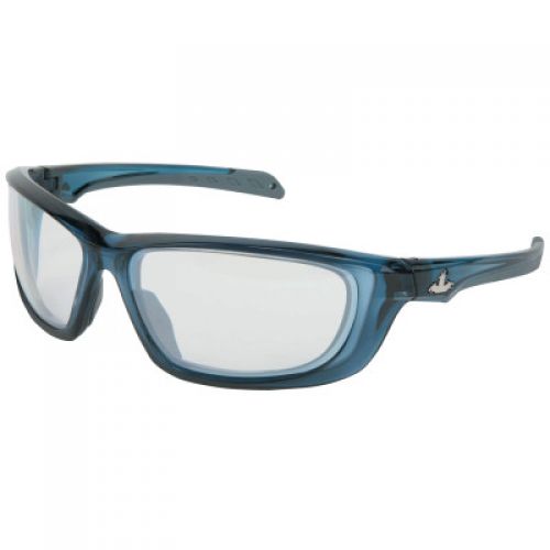 USS Defense Safety Glasses, Duramass HC/Polar BossMan Mirror, Dark Blue ...