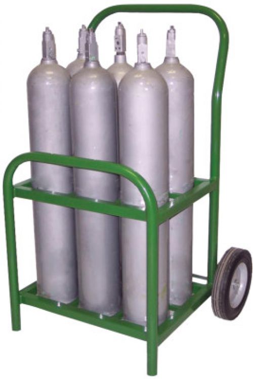 Medical Series Carts, Holds 36 D or E Cylinders, Polyurethane Wheels ...