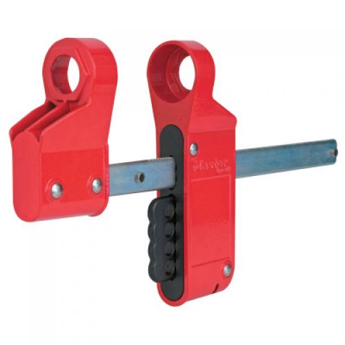 Blind Flange Lockout Device, 3 in Pipe dia, Small, Red/Silver ...