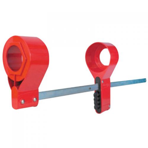 Blind Flange Lockout Device, 24 in Pipe dia, Large, Red/Silver ...