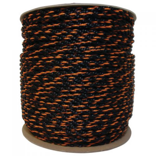 Truck Ropes, 3/8 in x 600 ft, Polypropylene, Orange/Black - Industrial ...