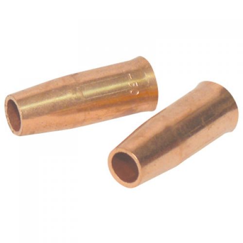 MIG Gun Nozzle, 5/8 in Bore, Flush, Miller Style