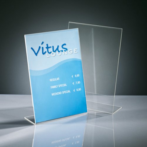 Table-top display frame slanted A3