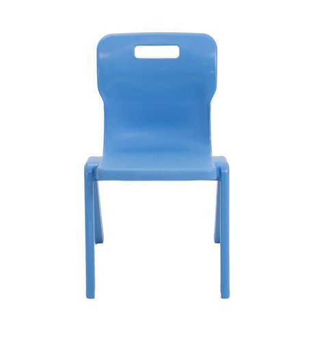 Titan One Piece Chair Size 5 - 430mm Seat Height - Sky Blue