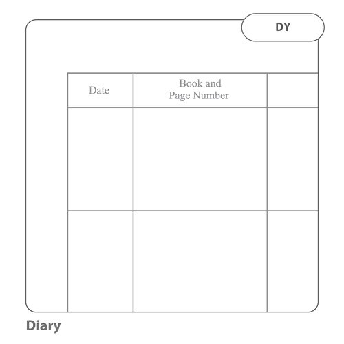 RHINO A5 Reading Record Book 40 Page, Yellow, Reading Record Template